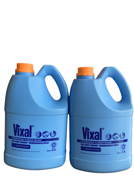VIXAL PEMBERSIH TOILET KAMAR MANDI PORSELEN JERIGEN 2 LITER | Lazada ...