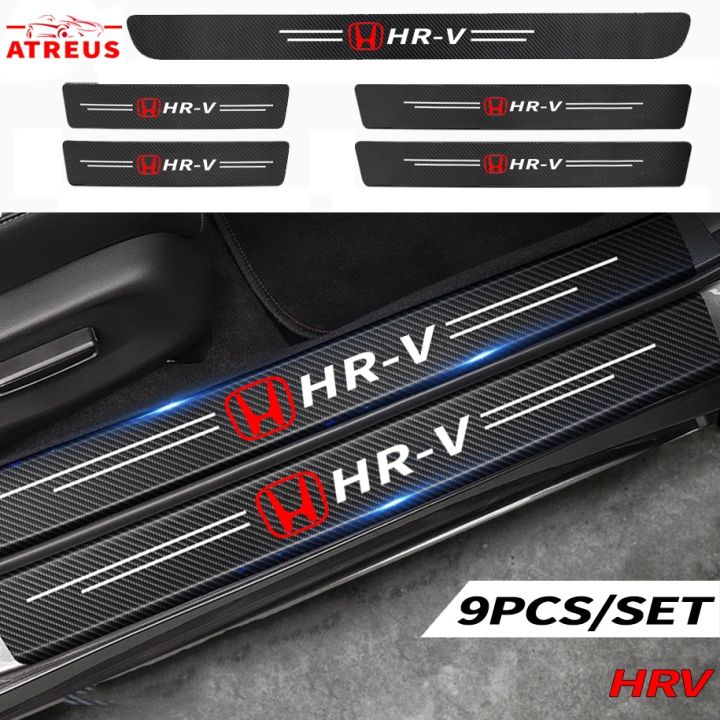 For Honda HRV Carbon Fiber Car Door Sticker Protector Auto Threshold ...