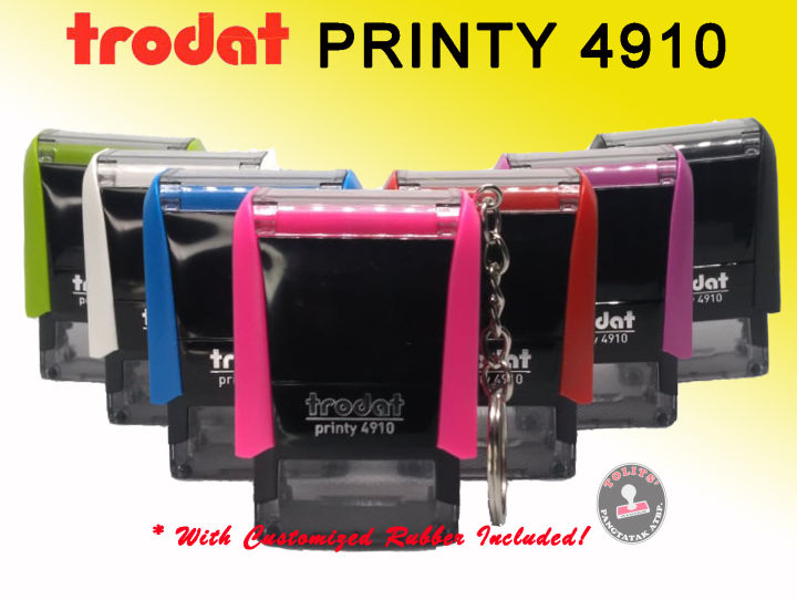 Trodat Printer 4910 Self Inking Stamp with Customized Rubber | Lazada PH