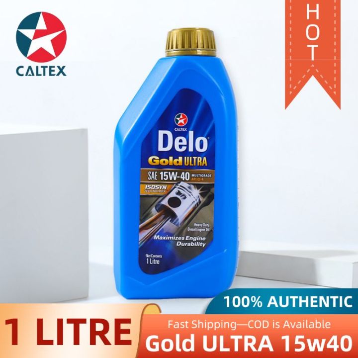 Caltex Delo Gold ULTRA SAE 15W40 Fully synthetic Heavy Duty Diesel ...