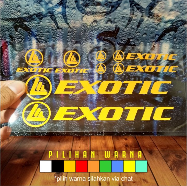 Cutting Stiker Exotic Variasi Sepeda Sticker Frame Aksesoris Body Mtb ...