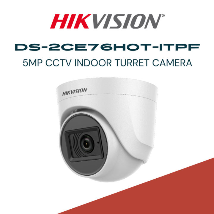 {READY STOCK} HIKVISION DS-2CE76H0T-ITPF Hikvision 5 MP Indoor Fixed ...