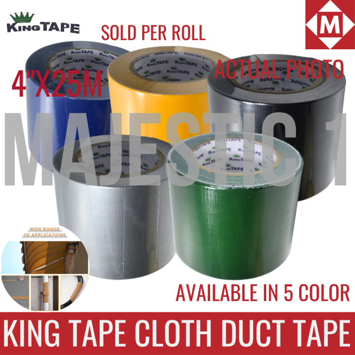 King Tape 4" x 25M Cloth Duct Tape SOLD PER ROLL | Lazada PH