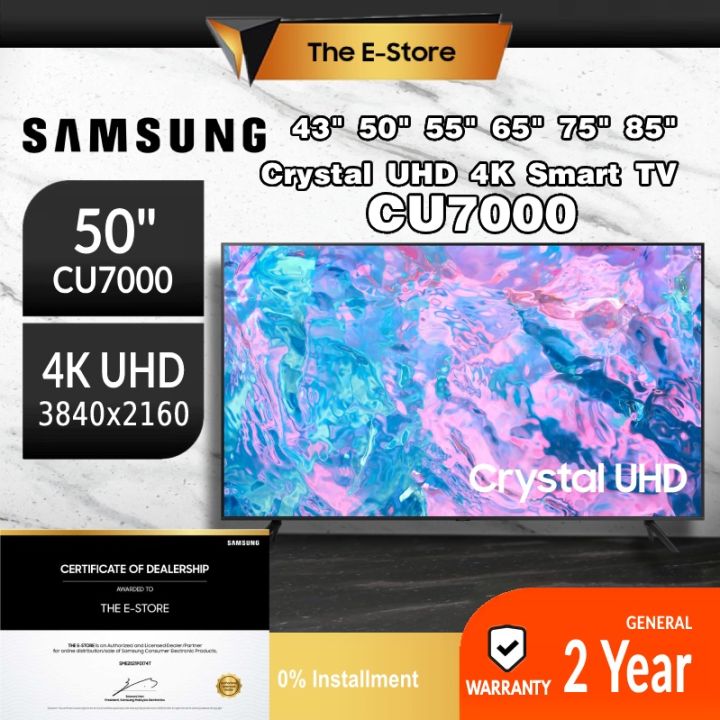 [Delivery By Seller] Samsung 50" DU7000 4K UHD Smart AI TV (2024) | UA50DU7000KXXM ...
