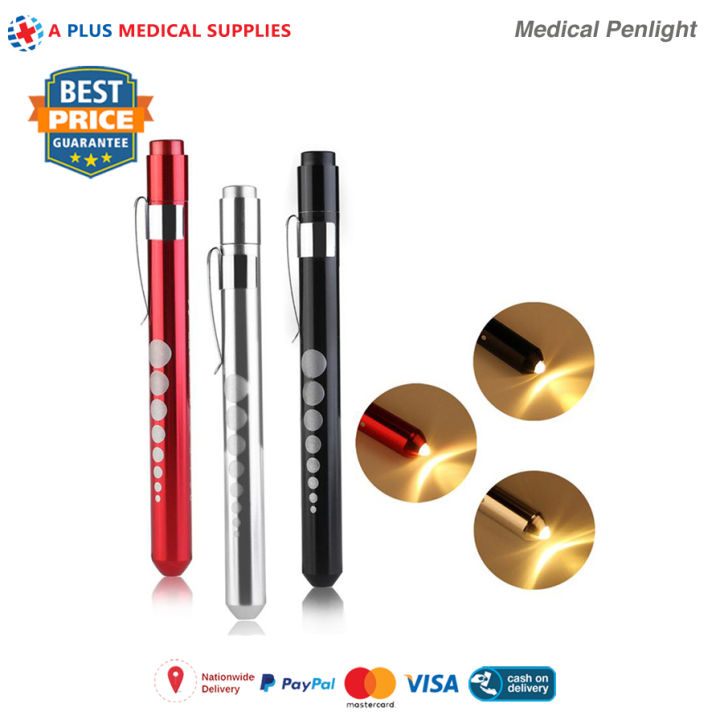 Medical Penlight with Pupil Gauge First Aid Nurse | Lazada PH