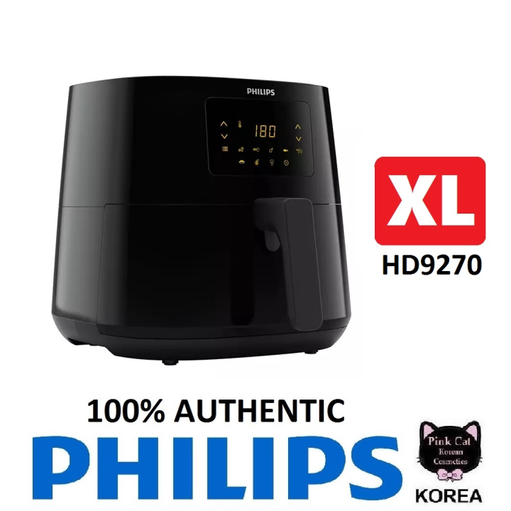 PHILIPS Digital Air Fryer Essential XL HD9270 6.2L (BLACK) | Lazada PH