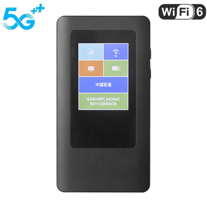 Unlocked 5G Portable WiFi Router Dual Band 2.4G5.8G Wireless MiFi Modem ...