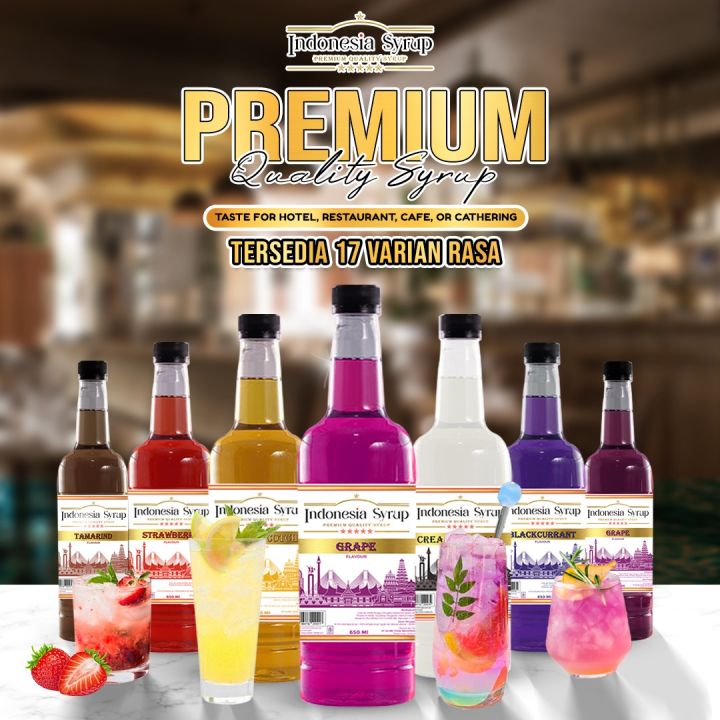 [SYRUP SERIES] Sirup Premium Aneka Rasa Minuman Sirop Flavoured Syrup ...