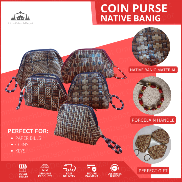 Coin Purse Wallet Perfect for Coins, Folded Bills & Keys - Authentic ...