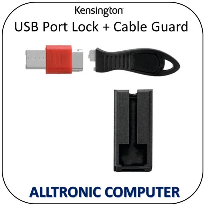 Kensington USB port Lock with Square Cable Guard K67915WW | Lazada ...
