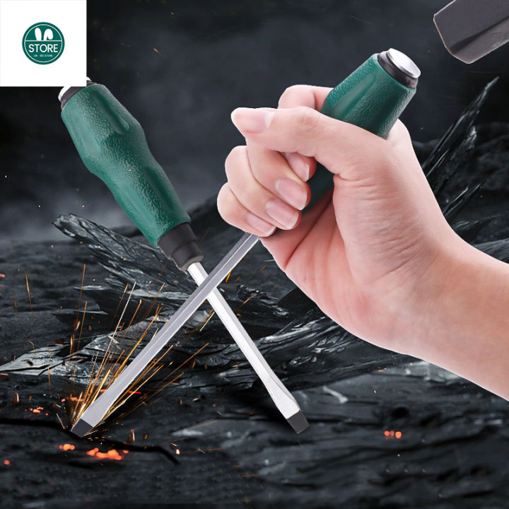 6 inch Magnetic Screwdriver Phillips Slotted Screwdrivers with Tap ...