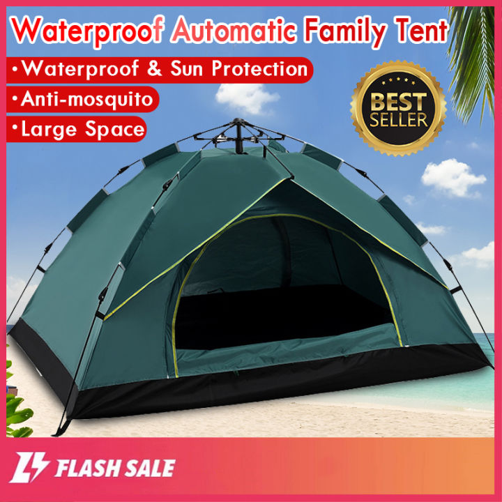 Tent for camping water proof 2/4/6/8 Persons Outdoor heavy duty Tents ...