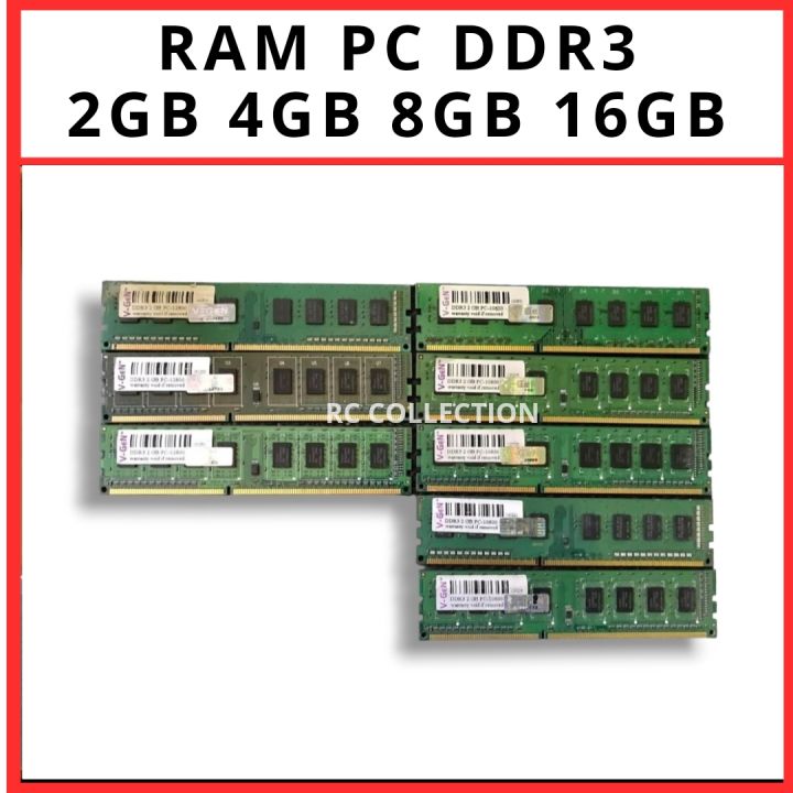 RAM PC KOMPUTER 2GB 4GB 8GB 16GB DDR3 COPOTAN GARANSI TOKO | Lazada ...