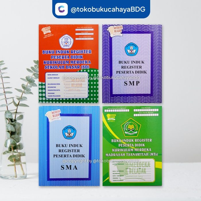 BUKU INDUK 50 Siswa KURIKULUM MERDEKA SD SMP SMA SMK BUKU INDUK SISWA ...