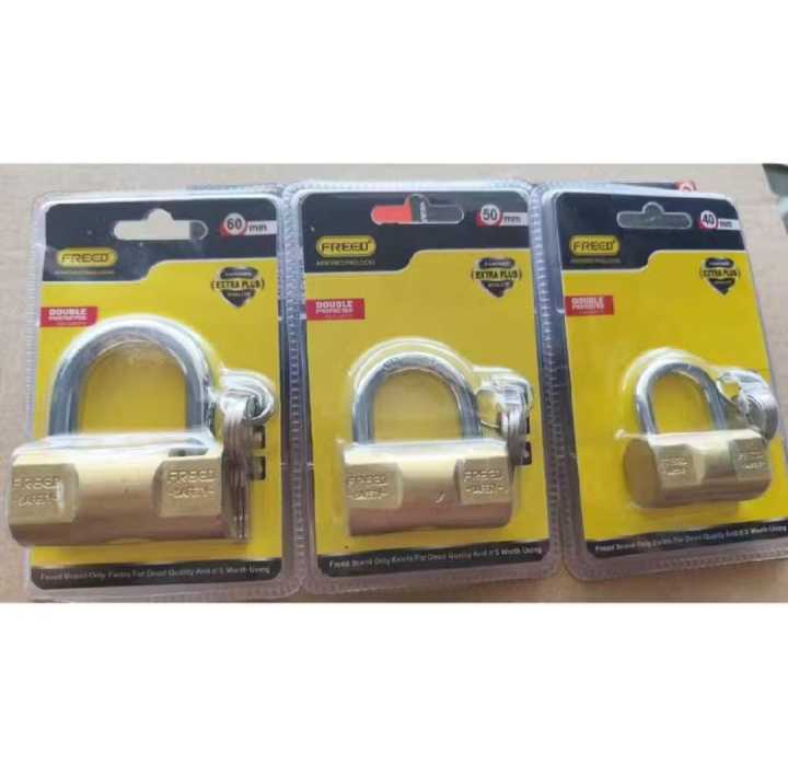 Gembok Bulat/ gembok bantal / Gembok balok | Lazada Indonesia