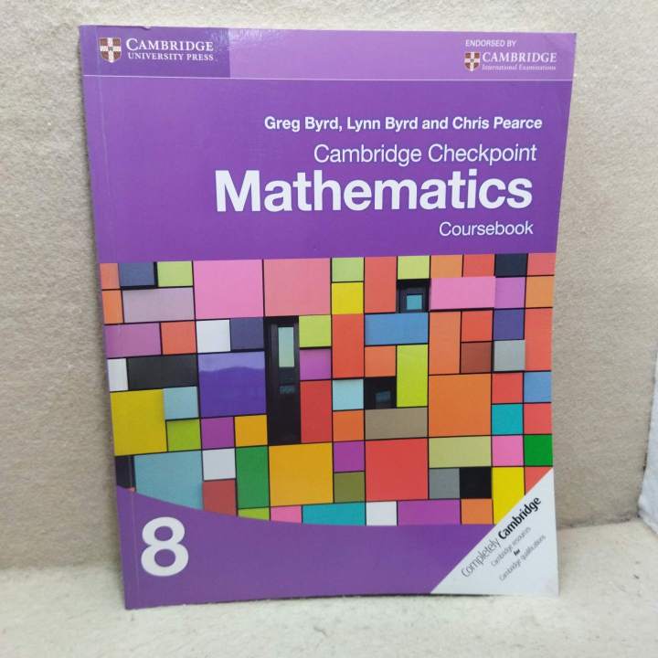 Cambridge Checkpoint Mathematics Coursebook 8 - Greg Byrd dkk | Lazada ...