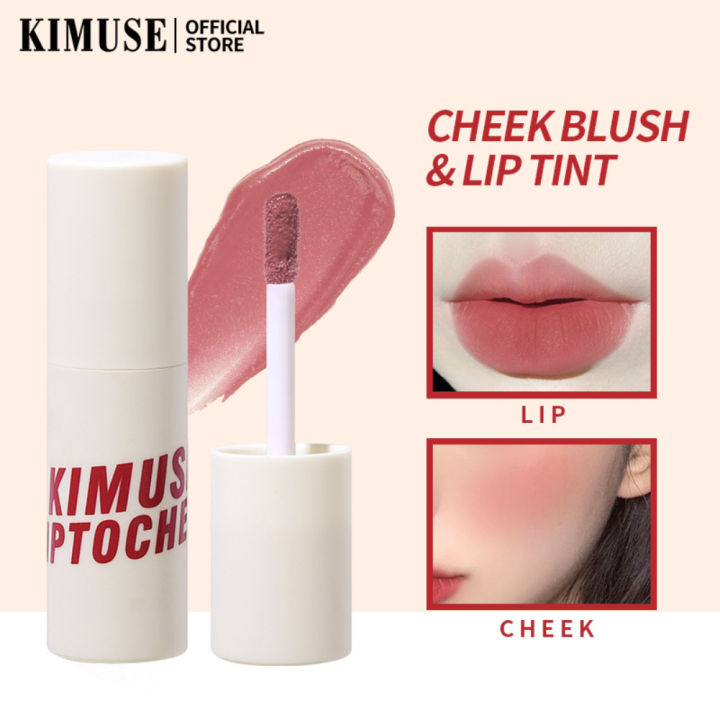 [Original]KIMUSE Cheek Blush & Lip Tint Long-Lasting Muti-Use Lip Gloss ...