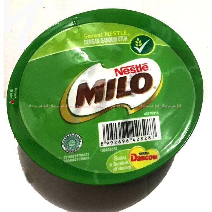 Nestle Milo Sereal 20gr Dengan Gandum Utuh Cereal Rasa Coklat Kemasan ...