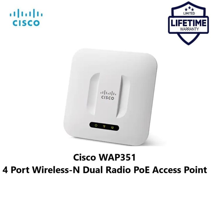 Cisco Wireless-N Dual Radio Access Point with 5 Port Switch (WAP351-A-K9) | Network Switch ...