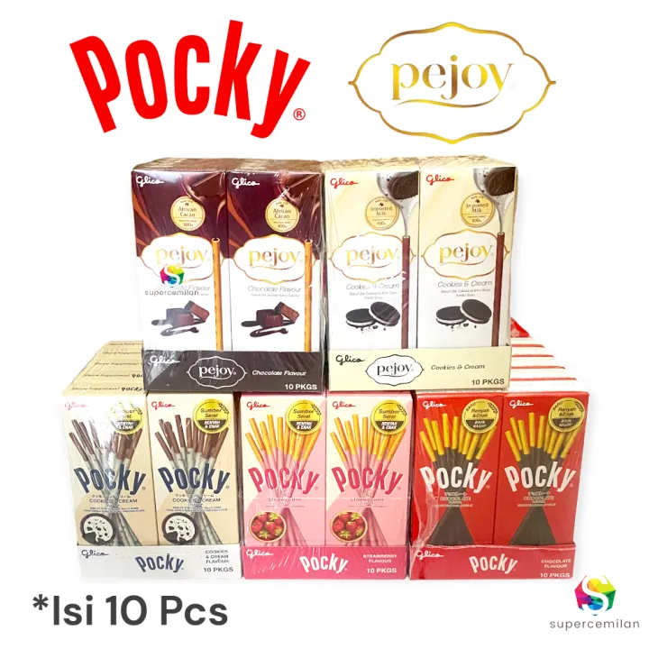 Glico Pocky / Pejoy MINI Half size 20 Gram PACK (isi 10 pcs) | Lazada ...