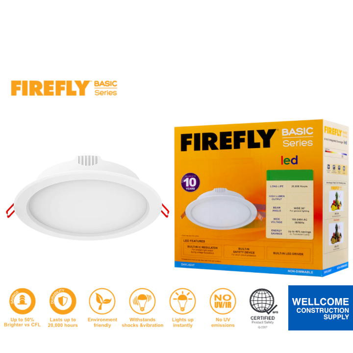 Firefly Basic Series Integrated LED Downlight 3w, 6w, 9w, 12w, 15 watts ...