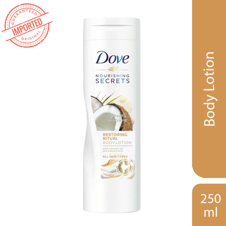 Dove Nourishing Secrets Restoring Ritual Body Lotion 250ml | Lazada PH