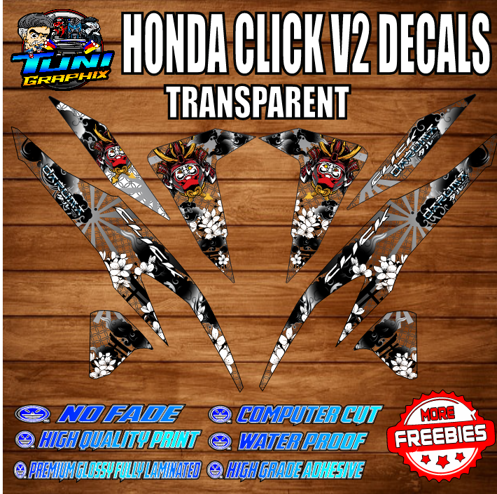 Honda Click V2 Daruma Indo Concept Decal Sticker | Lazada PH