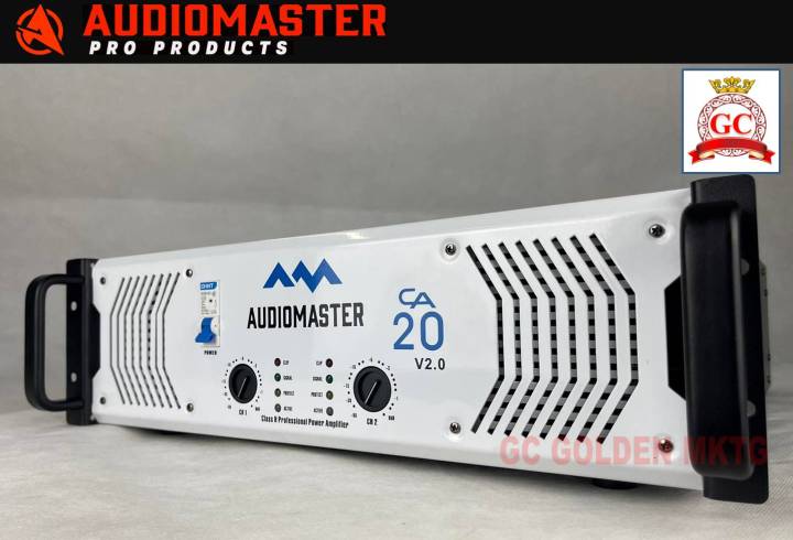 Audiomaster CA20 Power amplifier White Ca20 Version 2 with POWERFUL ...