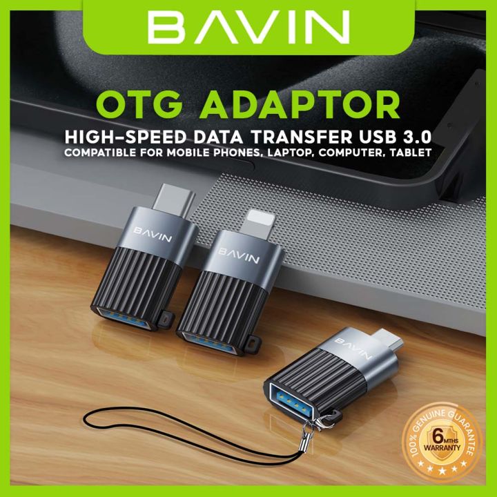 BAVIN A1 USB3.0 Adapter Reader Universal OTG Adapter for Micro / iPh ...