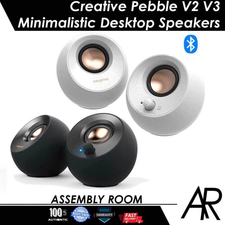 Creative Pebble V2 V3 Minimalistic 2.0 USB-C Powered Desktop Speakers ...