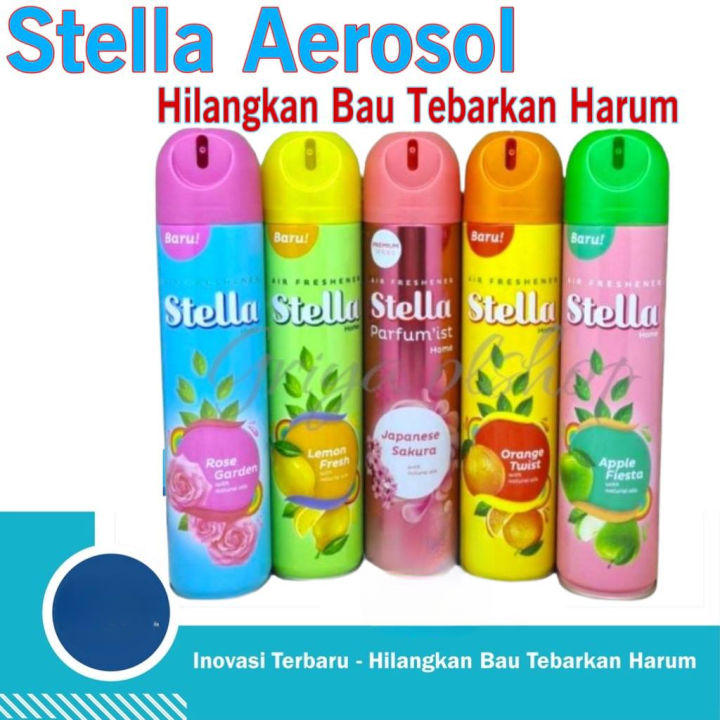 Stella Air Freshener Spray 175 ml Aerosol / Stela Pengharum Ruangan ...