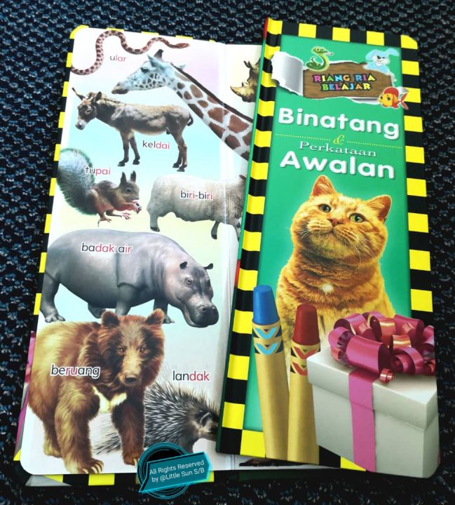 Little Sun : Riang Ria Belajar Board Book - Binatang & Perkataan Awalan ...