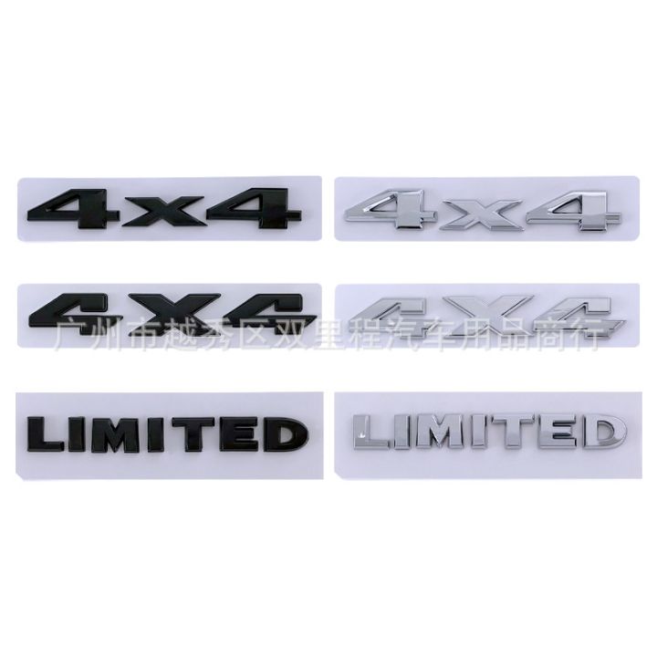 LIMITED letter logo 4X4 emblem for JEEP Wrangler Grand Cherokee Compass ...