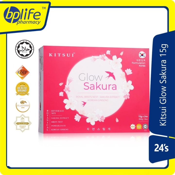 Kitsui Glow Sakura 15g x 24 Sachets | Lazada