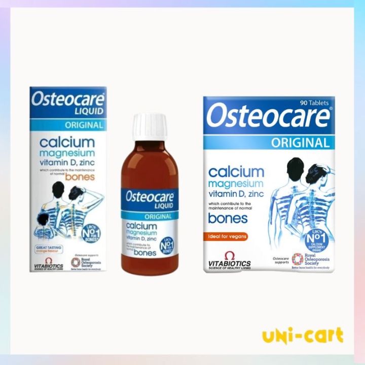 [SG | Authentic] Osteocare Original by Vitabiotics -Bone Health formula 90 Tablets / 200ml ...