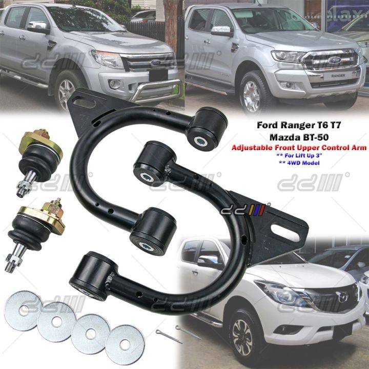 [NEW] Front Upper Control Arm Adjustable Camber Lift Up 3" Ford Ranger ...