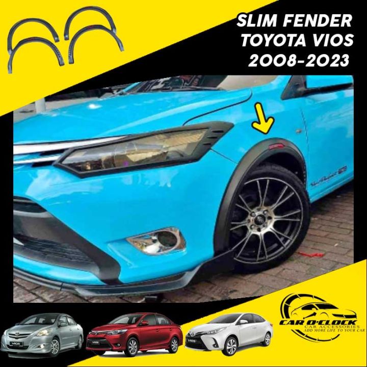 Toyota Vios 2008-2023 Fender Flare with Reflector | Lazada PH