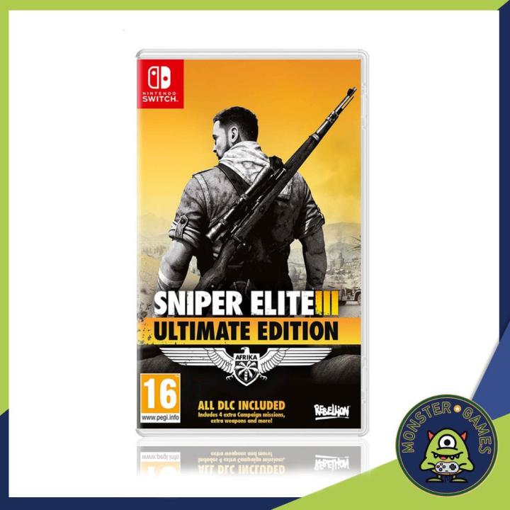 Sniper Elite 3 Ultimate Edition Nintendo Switch Game แผ่นแท้มือ1 ...