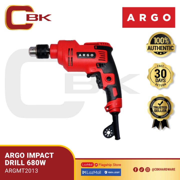 ARGO MT2013 IMPACT DRILL 13MM 0-3100RPM 680W | Lazada PH