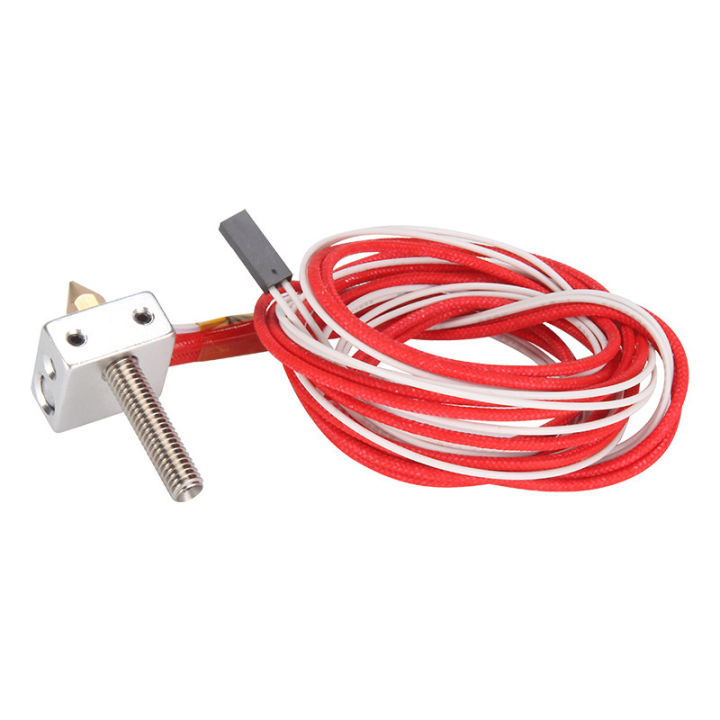 3D Printer V6 Heating Aluminum Block + 2 Pin Thermistor + Ceramic ...