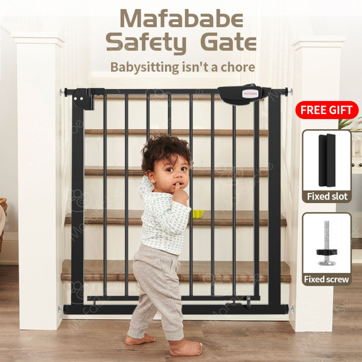 Mafababe Baby Safety Gate 3 Safety Lock Auto Lock Pagar Bayi Door ...