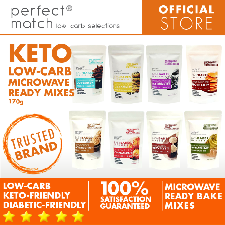 PerfectMatch Low-carb® l Keto Easy Bake Mixes l Sugar-free l Gluten ...