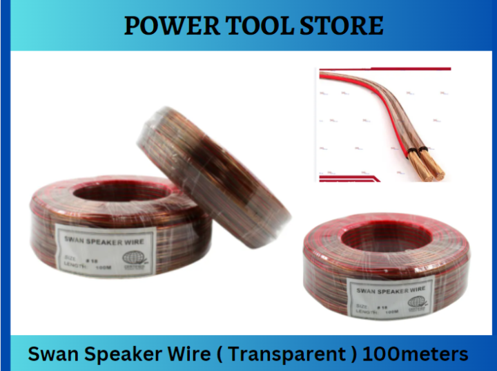 POWER TOOL STORE SWAN SPEAKER WIRE 100M HEAVY DUTY WIRE | Lazada PH