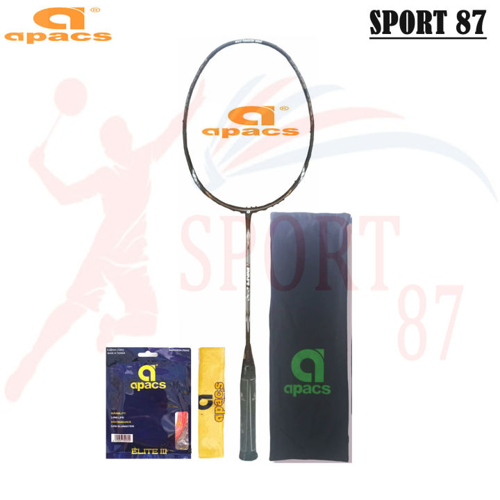 Raket Badminton Apacs Finapi 232 38Lbs Bonus Komplit Raket Apacs Finapi ...