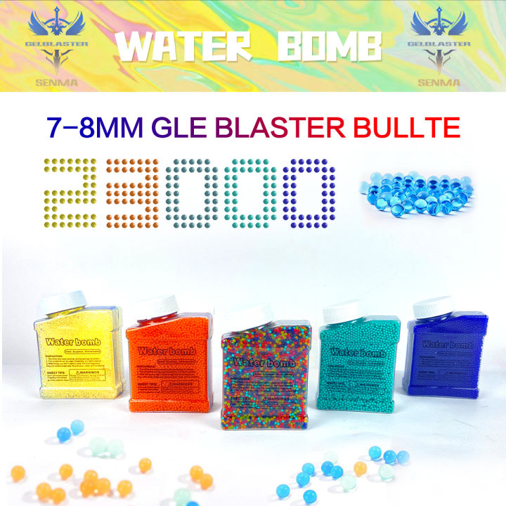23000Pcs Gel Blaster Bullet for Toy Multiple colors bottled portability ...