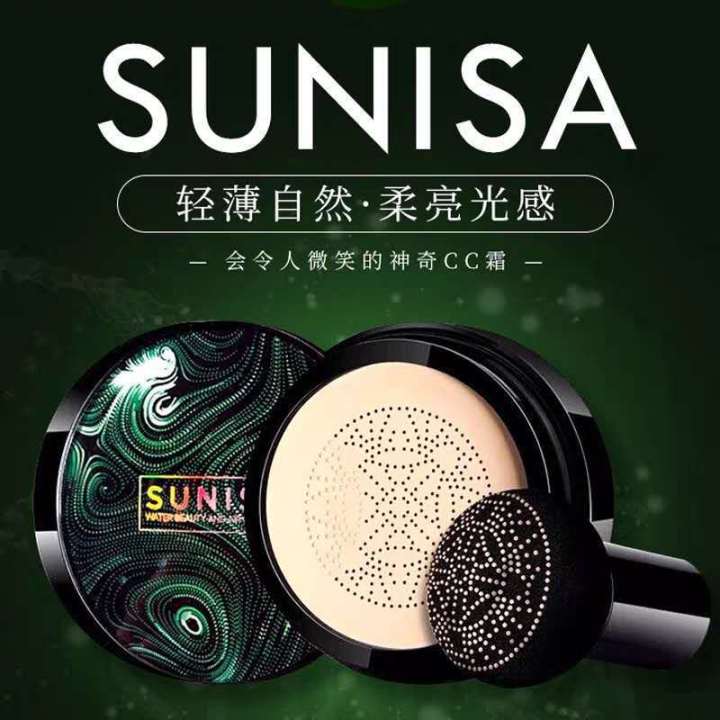 SUNISA Water Air Pad Mushroom CC Cushion Cream Foundation SPF50+/PA ...
