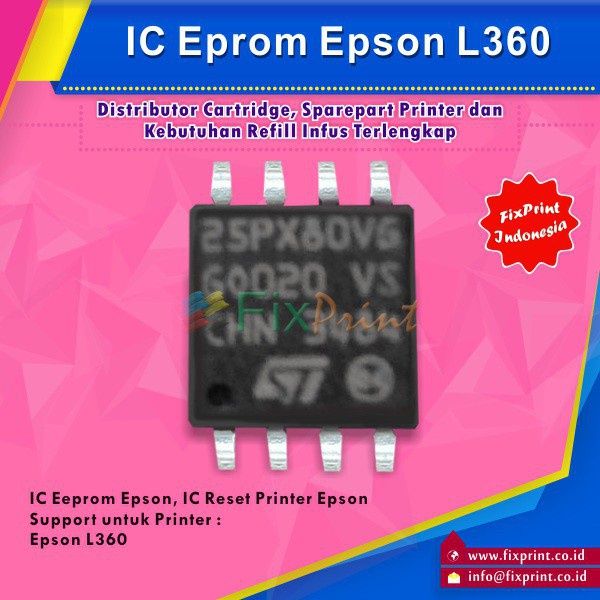 IC Eprom Epson L360 IC Counter L360 IC Eeprom Reset Epson L360 | Lazada Indonesia