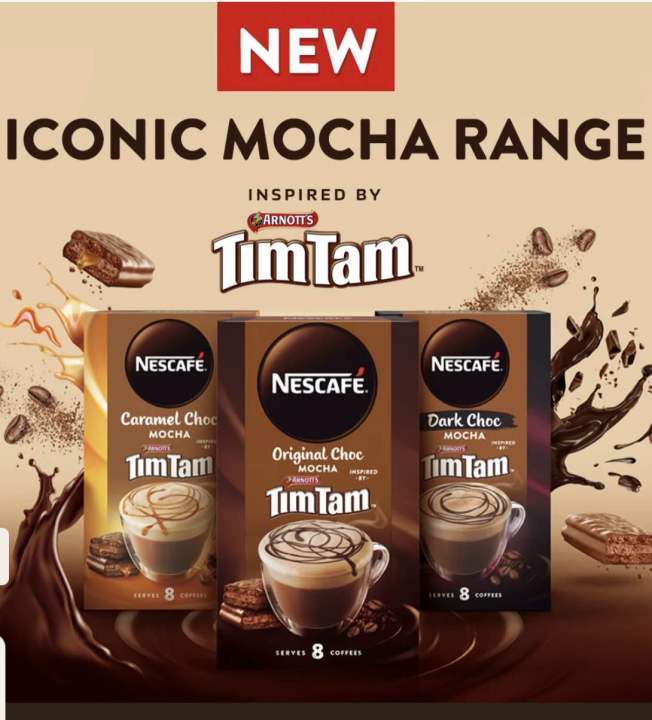 NESCAFE ARNOTTS TIMTAM Instant coffee Original Chocolate / Dark ...
