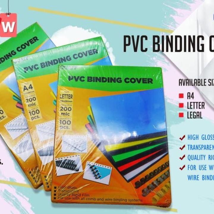 Pvc binding cover long size | Lazada PH