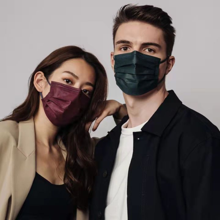 K.Matte Color MAsk Dispossable Surgical Facemask 50pcs per box with box ...